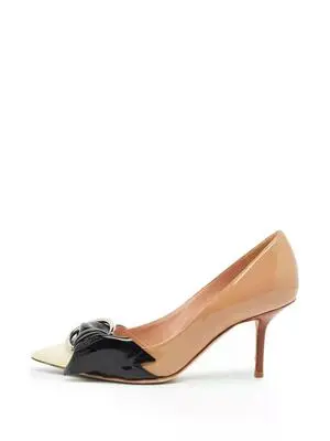 Dior Buckled Pointed-toe Pumps - Neutrals
