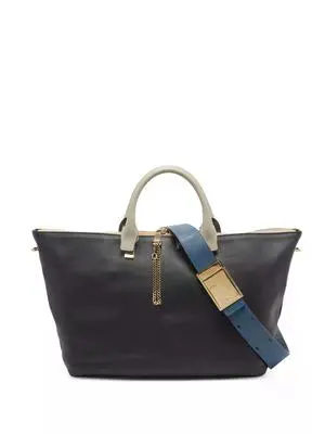 Chloé Chloé Baylee Leather Tote Bag Black