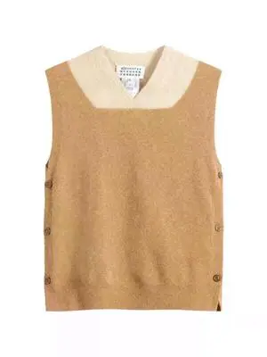 MAISON MARGIELA Color-blocked Fuse Knit Vest