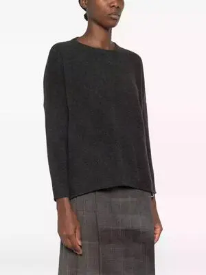 BEYOU Round-neck Drop-shoulder Sweater