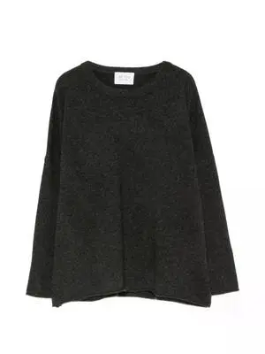 BEYOU Round-neck Drop-shoulder Sweater