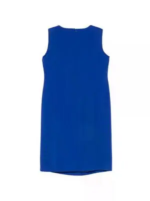 Marina Rinaldi Tabarin Crystal-trimmed Sleeveless Midi Dress - Blue