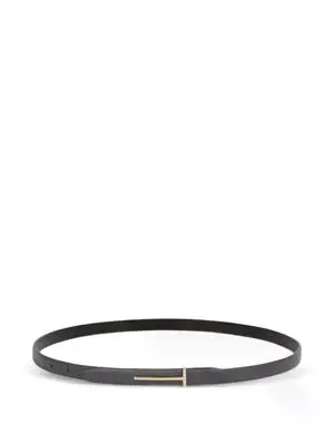 TOM FORD T-logo Leather Belt