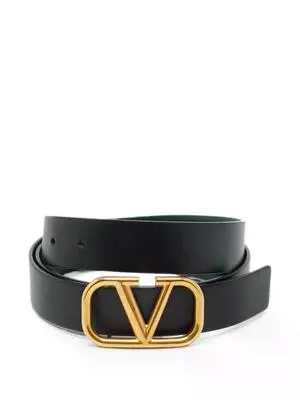 Valentino Garavani Vlogo Reversible Belt - Black