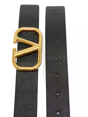 Valentino Garavani Vlogo Reversible Belt - Black