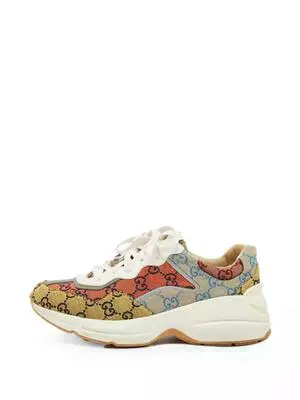 Gucci Rhyton Gg Canvas Sneakers