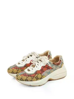 Gucci Rhyton Gg Canvas Sneakers