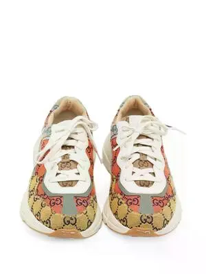 Gucci Rhyton Gg Canvas Sneakers