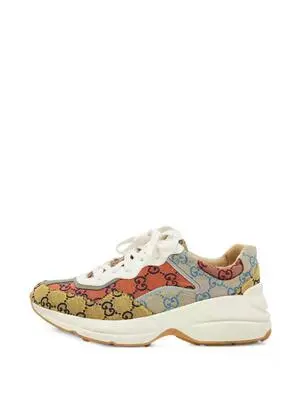 Gucci Rhyton Gg Canvas Sneakers - Multicolour