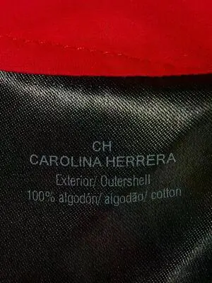 Carolina Herrera Oversized V-neck Blouse