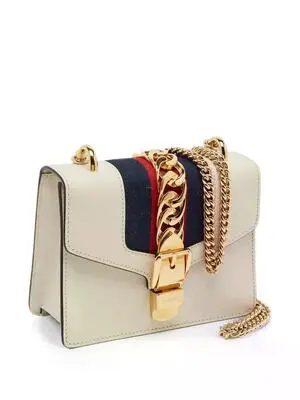 Gucci Mini Sylvie Web Shoulder Bag - Neutrals