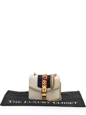 Gucci Mini Sylvie Web Shoulder Bag - Neutrals