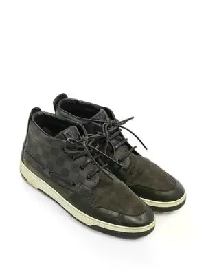LOUIS VUITTON Damier Graphite High-top Sneakers