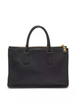 Prada Logo Plaque Double Zip Handbag
