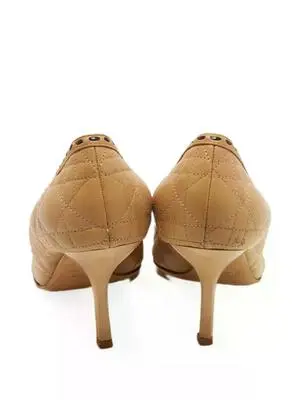 DIOR Idyll Quilted Peep-toe Pumps
