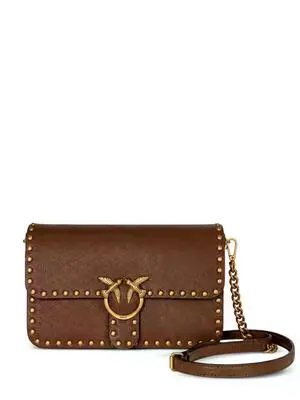 Pinko Love One Studded Crossbody Bag