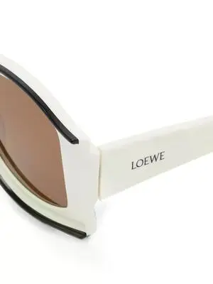Loewe Geometric Frame Sunglasses