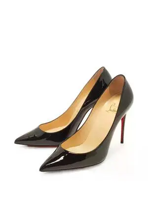 CHRISTIAN LOUBOUTIN Kate Patent Leather Pointed Toe Stiletto Pumps
