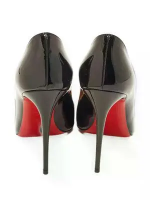 CHRISTIAN LOUBOUTIN Kate Patent Leather Pointed Toe Stiletto Pumps