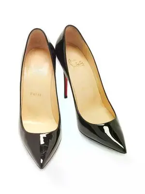 CHRISTIAN LOUBOUTIN Kate Patent Leather Pointed Toe Stiletto Pumps
