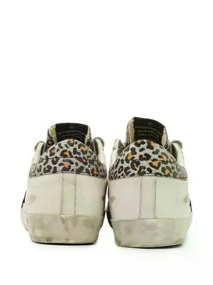 GOLDEN GOOSE Superstar Leopard Print Sneakers
