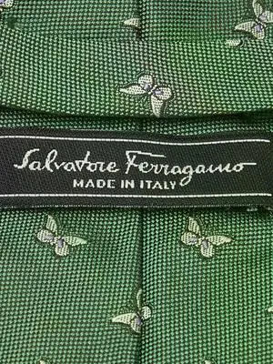 FERRAGAMO Butterfly-jacquard Tie