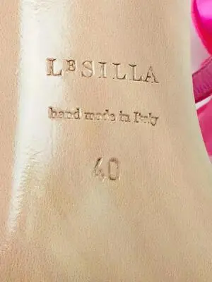 LE SILLA Rose Appliqué Sandals
