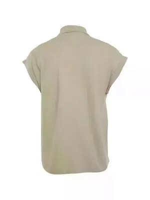 Saint Laurent Sleeveless Polo Shirt