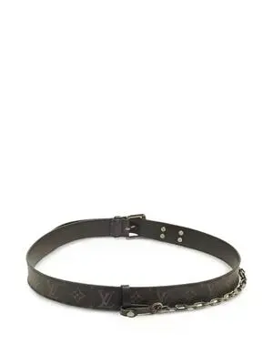 LOUIS VUITTON Monogram Eclipse Canvas Belt