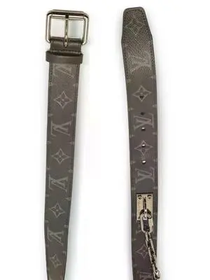 LOUIS VUITTON Monogram Eclipse Canvas Belt