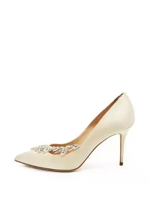 Manolo Blahnik Nadira Crystal-embellished Pumps