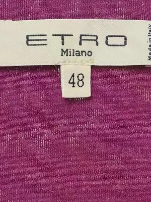 Etro Draped V-neck Mini Dress
