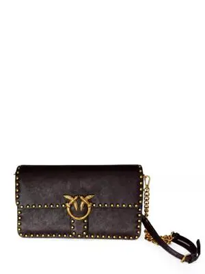 Pinko Love One Stud-embellished Crossbody Bag