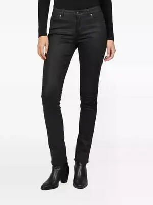 Fendi Coated Slim Fit Low-rise Jeans