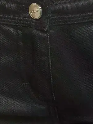 Fendi Coated Slim Fit Low-rise Jeans