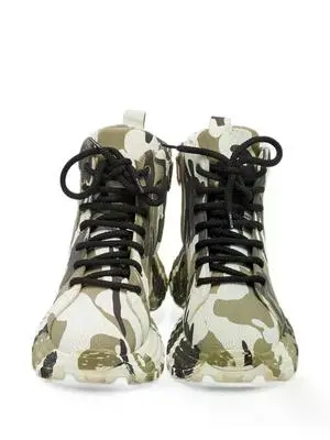 Miu Miu Camouflage-print Combat Boots