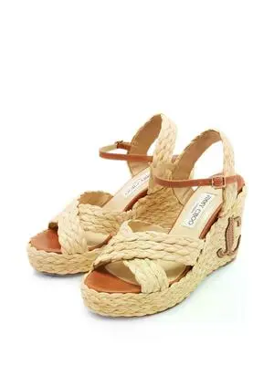 JIMMY CHOO Dellena Wedge-heel Sandals