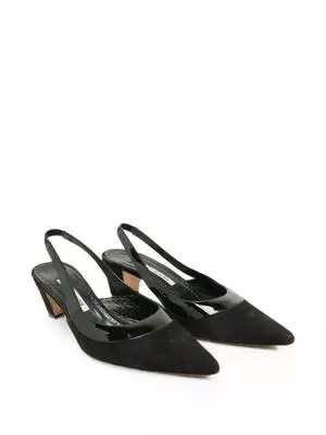 Manolo Blahnik Pointed-toe Slingback Mules