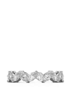 SOLO FOR DIAMONDS Marquise-cut Diamond-embellished Ring - Silver
