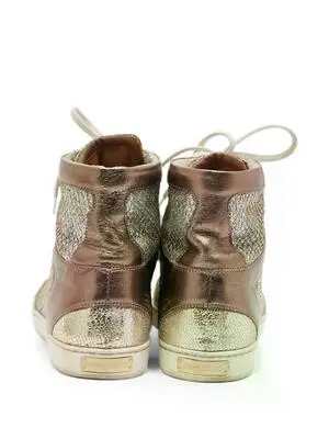 JIMMY CHOO Tokyo Glitter High-top Sneakers