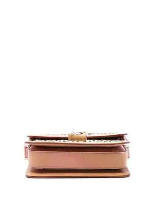 Saint Laurent Small Calf Hair Leopard Print Satchel Crossbody Bag - Neutrals