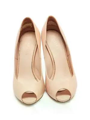 LE SILLA Peep-toe Pumps With Twisted Heel