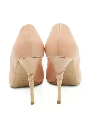 LE SILLA Peep-toe Pumps With Twisted Heel - Pink