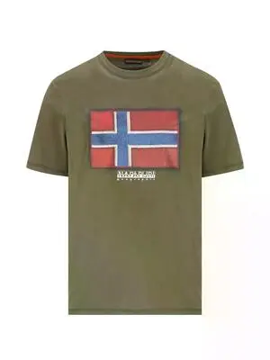 NAPAPIJRI Tiki Logo-print Crew-neck T-shirt