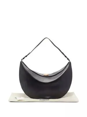 Jacquemus Le Sac Ovalo Shoulder Bag - Black