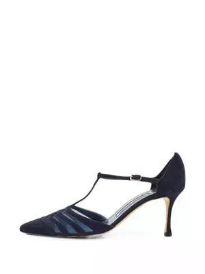 Manolo Blahnik Jane Heeled Pumps