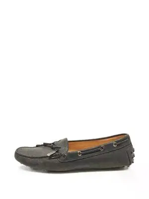 TOD'S Gommino Nubuck Loafers - Blue