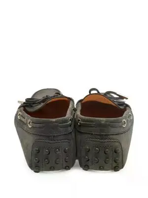 TOD'S Gommino Nubuck Loafers - Blue