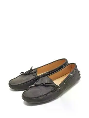 TOD'S Gommino Nubuck Loafers - Blue