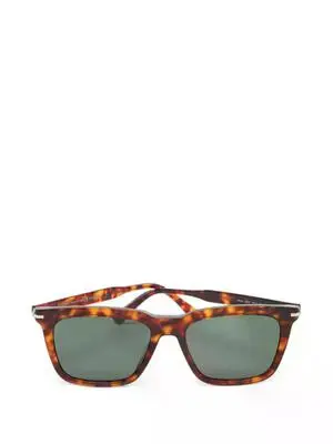 JIMMY CHOO Tortoiseshell-effect Square Frame Sunglasses